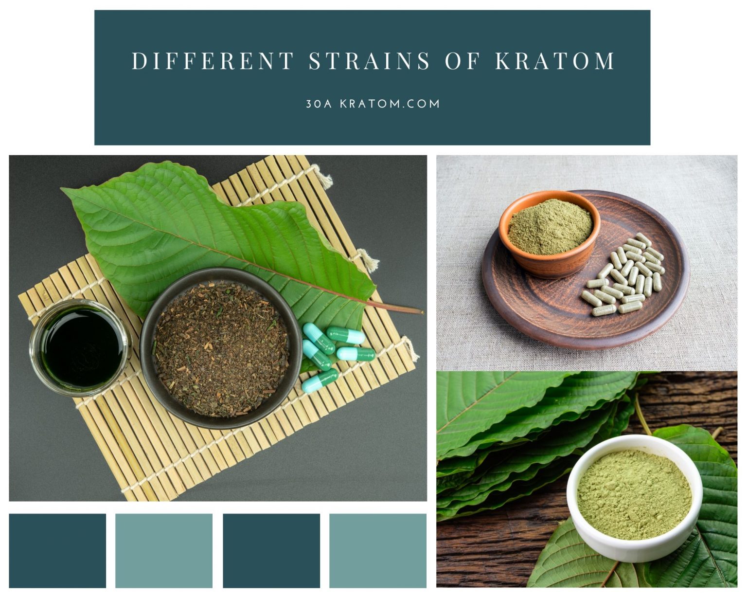 4 Different Strains of Kratom